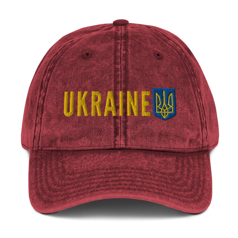 Ukraine Vintage Dad Hat Ukrainian Baseball Cap Support | Etsy