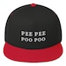 PEE PEE POO Poo Hat Peepee Poopoo Flat Bill Cap | Etsy