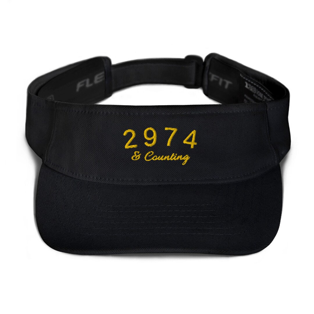 2974 and Counting Visor, Stephen Curry Embroidered Visor Hat - Etsy