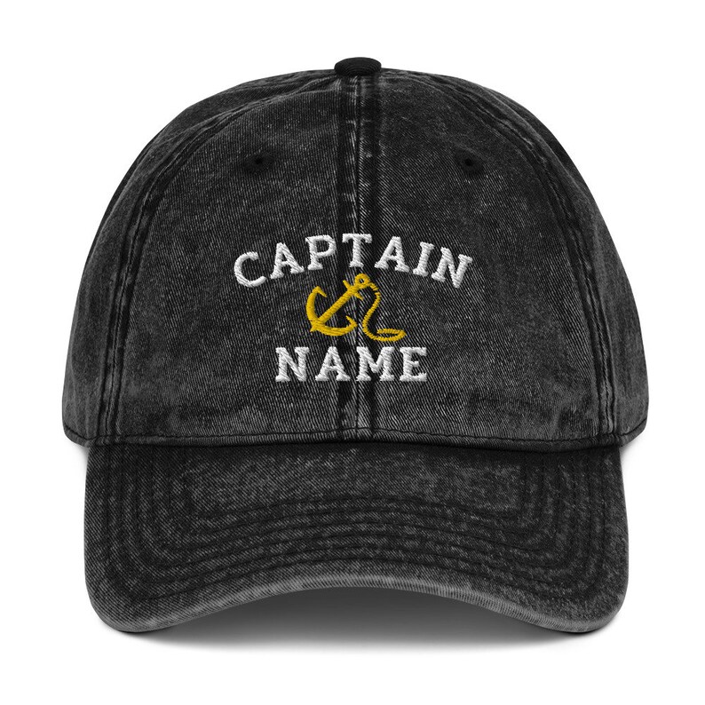 Personalized Captain Hat Custom Captain Hat Nautical - Etsy