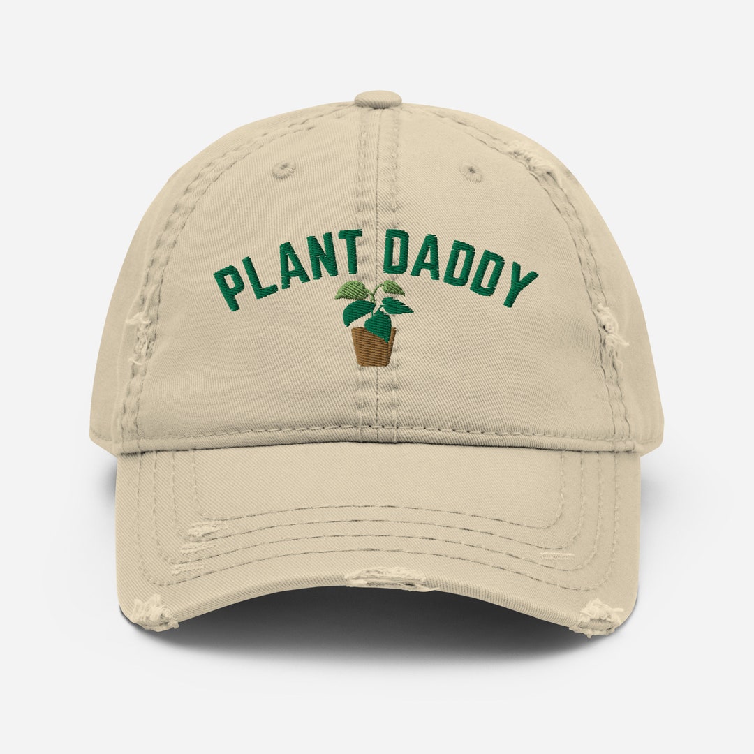 Plant Daddy Distressed Dad Hat, Houseplant Gift, Plant Lover Gift ...