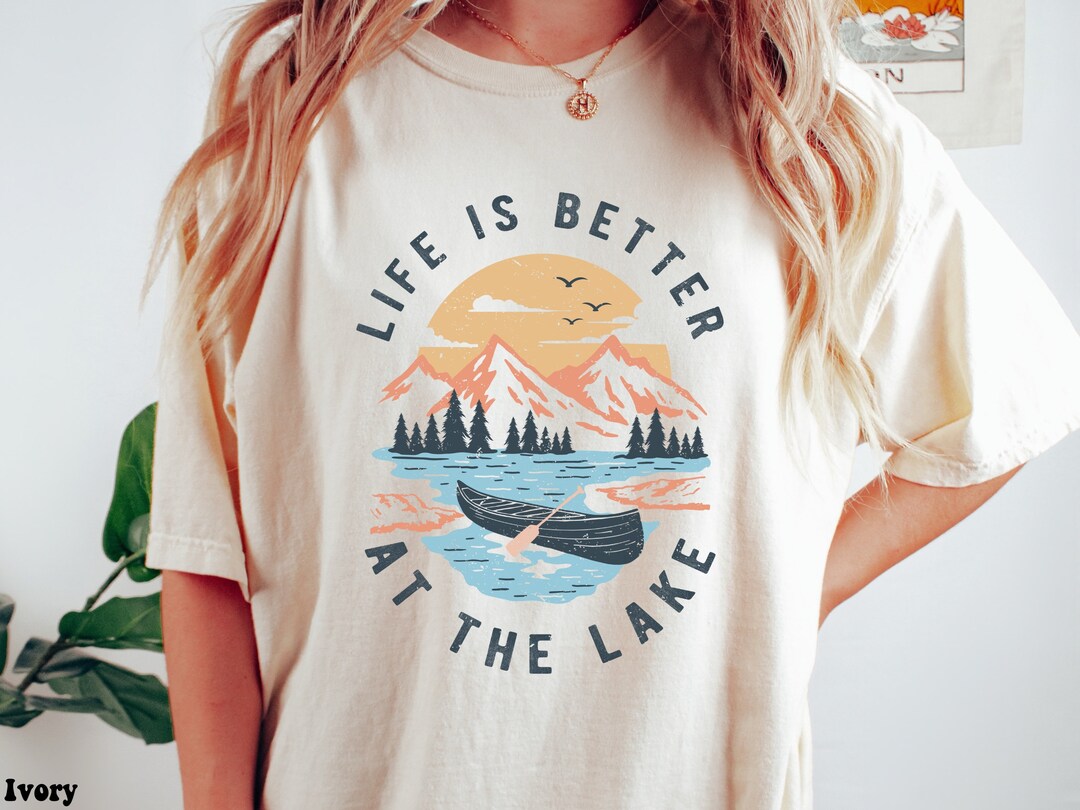 Life is Better at the Lake Comfort Colors Shirt Camping Life - Etsy