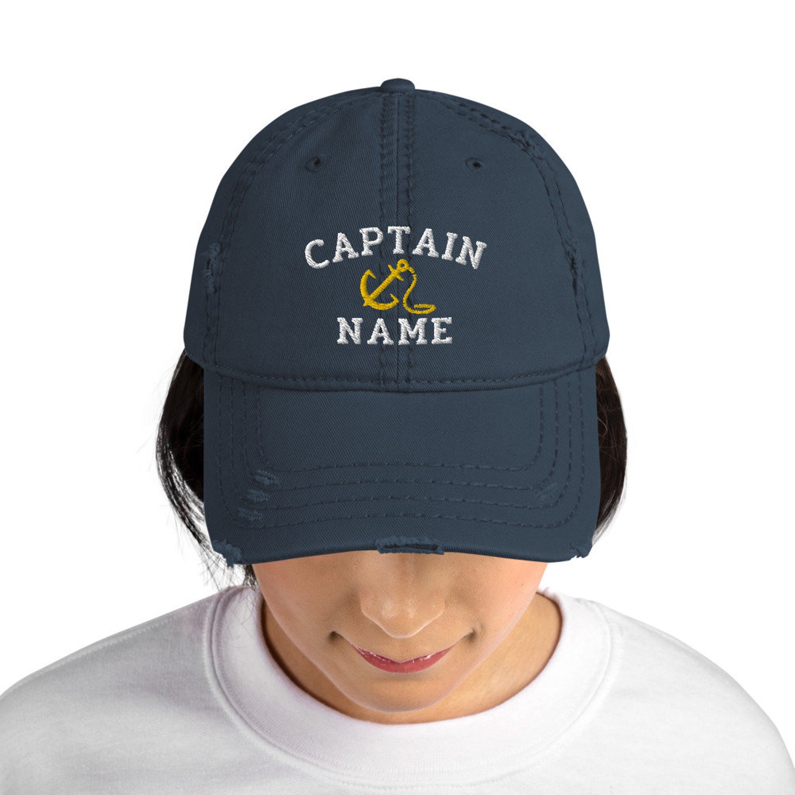 Personalized Captain Hat Custom Captain Hat Nautical | Etsy