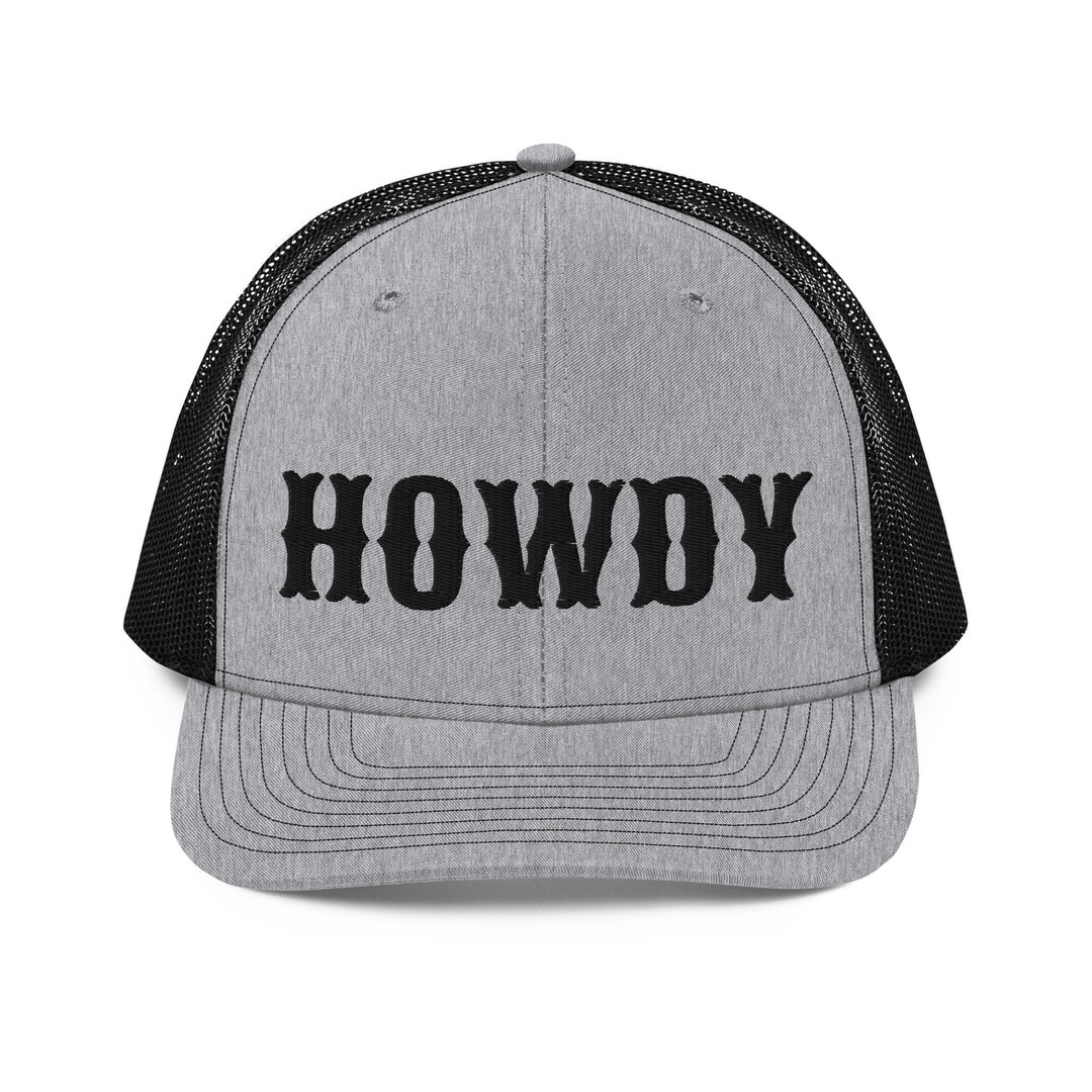 Howdy Trucker Hat, Howdy Richardson 112 Hat, Howdy Embroidered Cap - Etsy