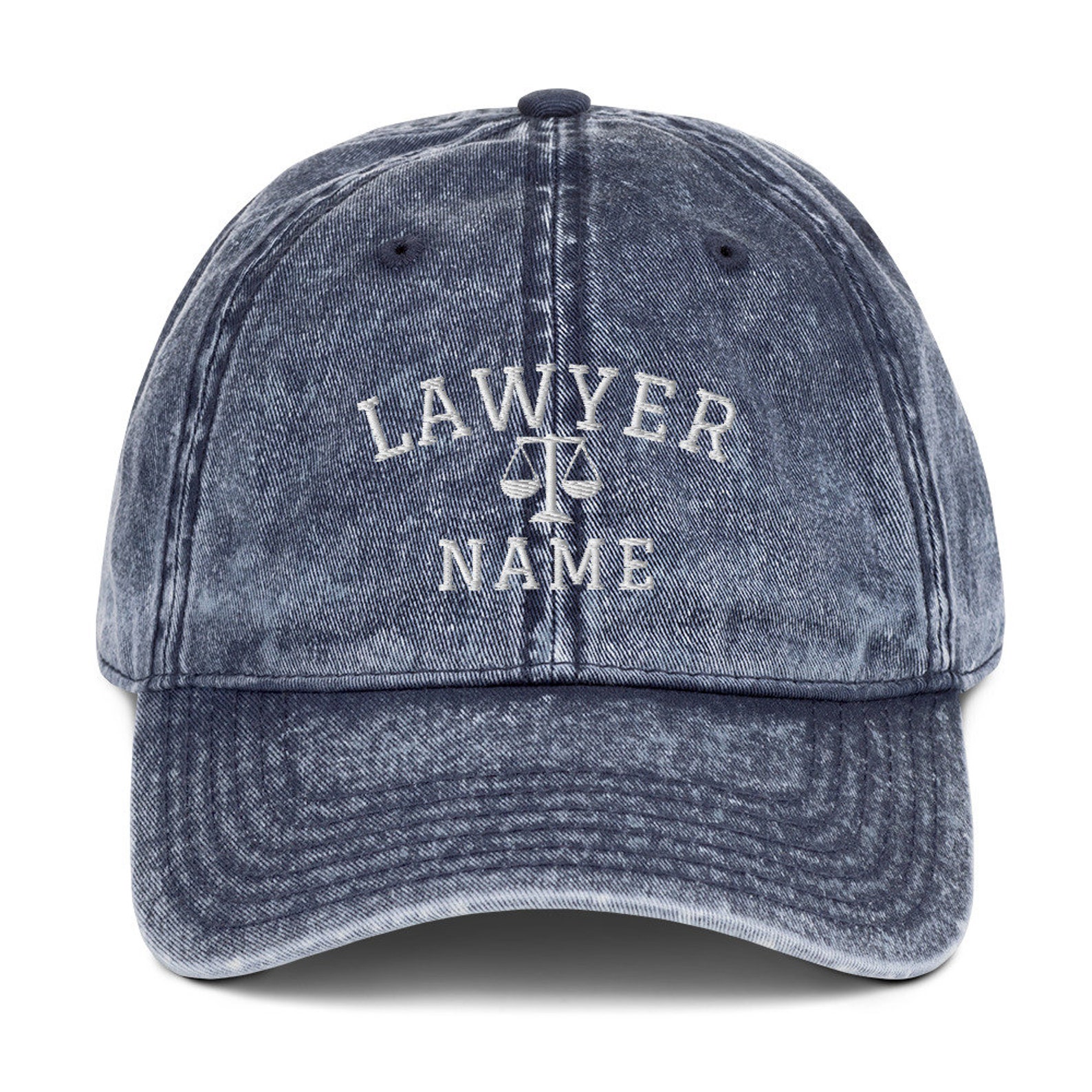 Personalized Lawyer Vintage Cotton Twill Cap Custom - Etsy