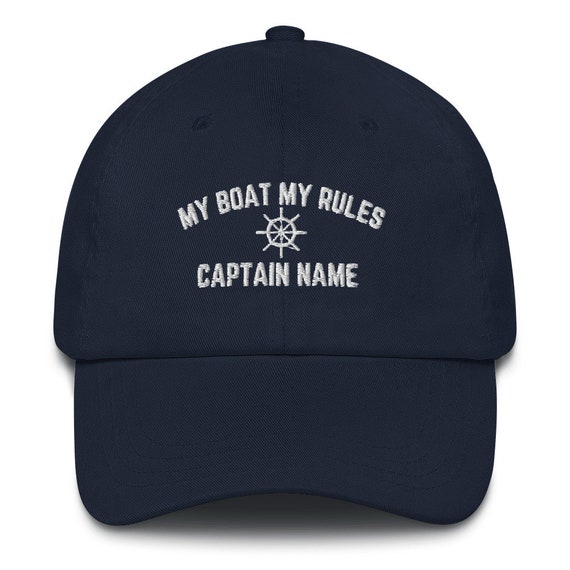Personalized Captain Hat Custom Baseball Cap Nautical Dad | Etsy