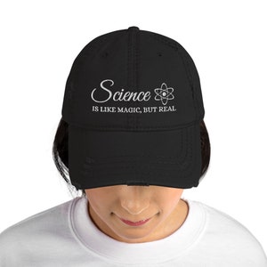 Science Hat, Science Teacher Distressed Dad Hat, Science Lover, Science ...
