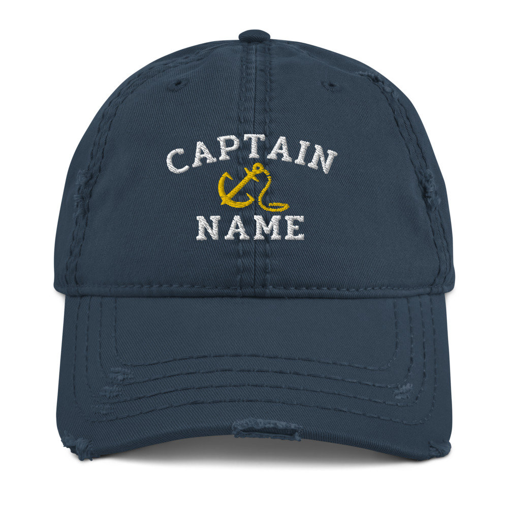 Personalized Captain Hat, Custom Captain Hat, Nautical Bachelorette ...