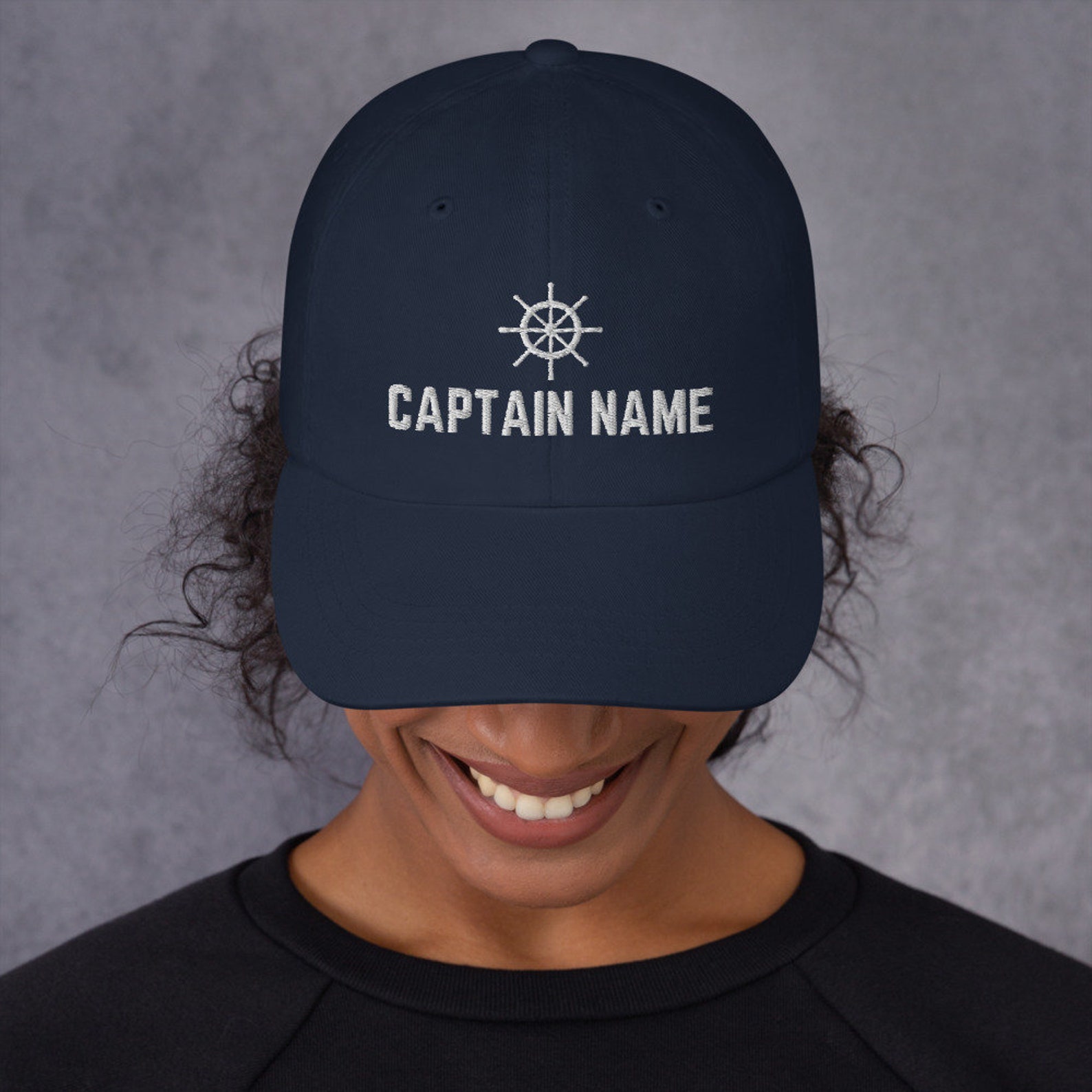 Personalized Captain Hat Custom Baseball Cap Nautical Dad - Etsy