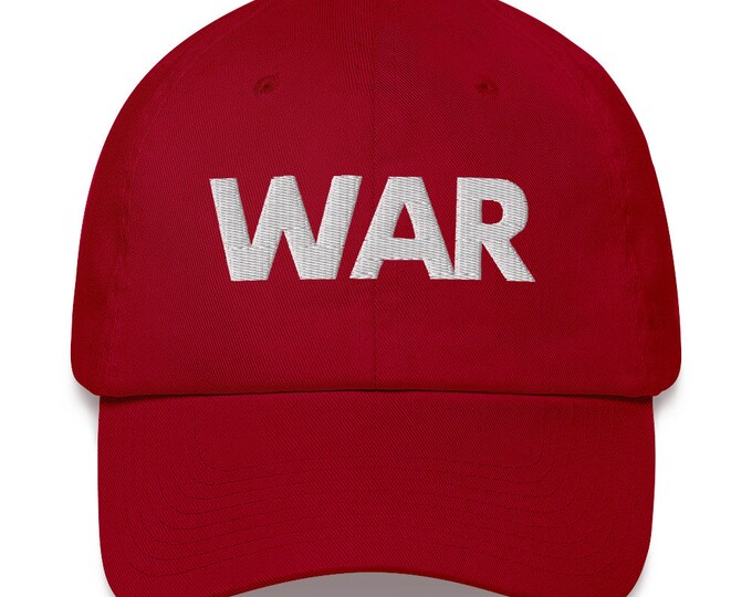 Dustin Poirier Hat, Marvin Hagler War Dad Hat, Embroidered War Hat - Etsy