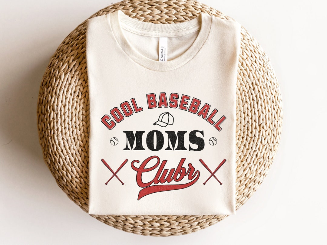 Cool Baseball Moms Club PNG Files for Sublimation Game Day Baseball PNG ...