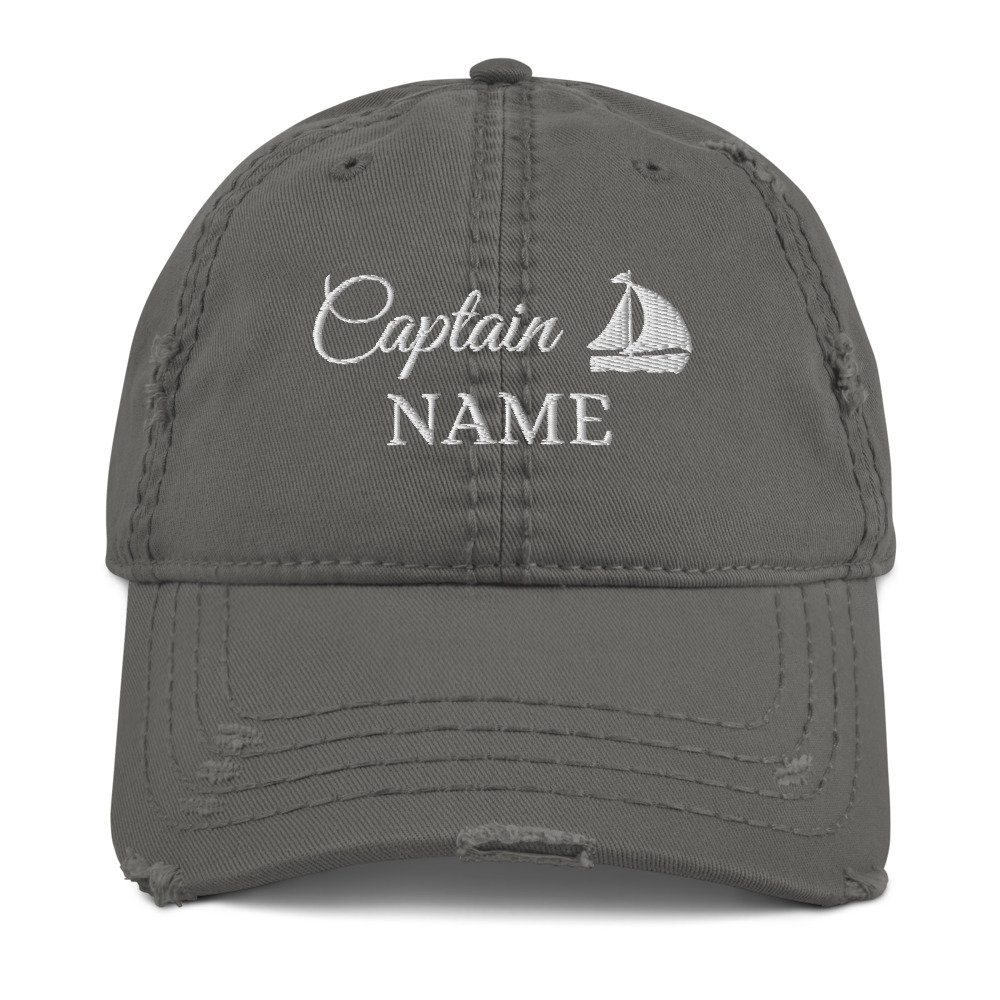 Personalized Captain Hat Custom Baseball Cap Nautical | Etsy