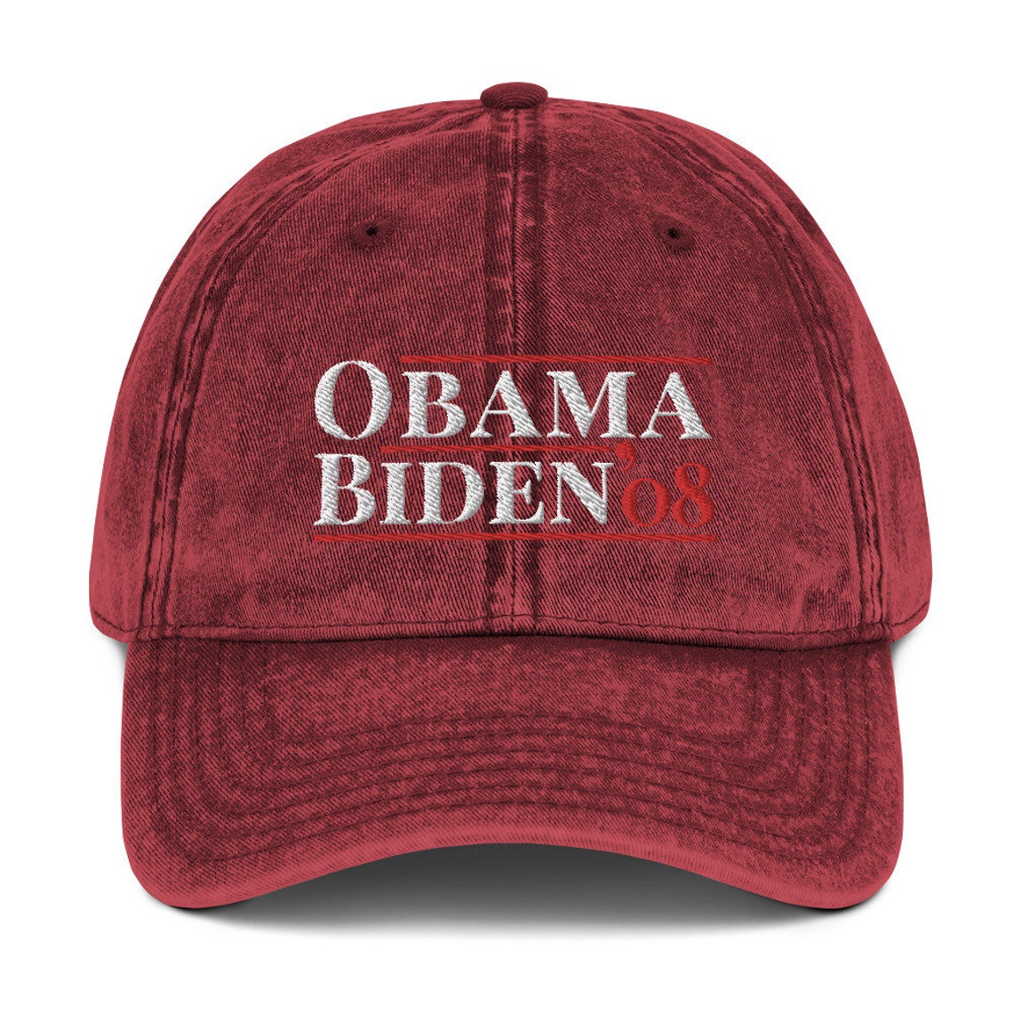 Obama Biden 08 Hat Barack Obama Vintage Cotton Twill Cap | Etsy