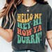 Hello MF Hey Hi How Ya Durrn’ PNG Files for Sublimation Retro Wavy Png ...
