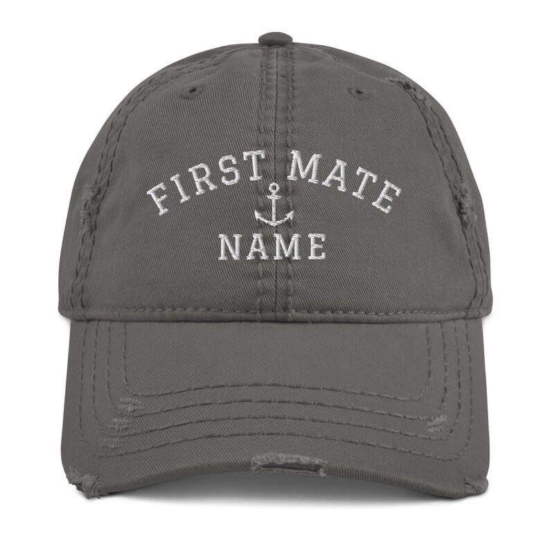 Personalized First Mate Hat Custom Baseball Cap Nautical | Etsy