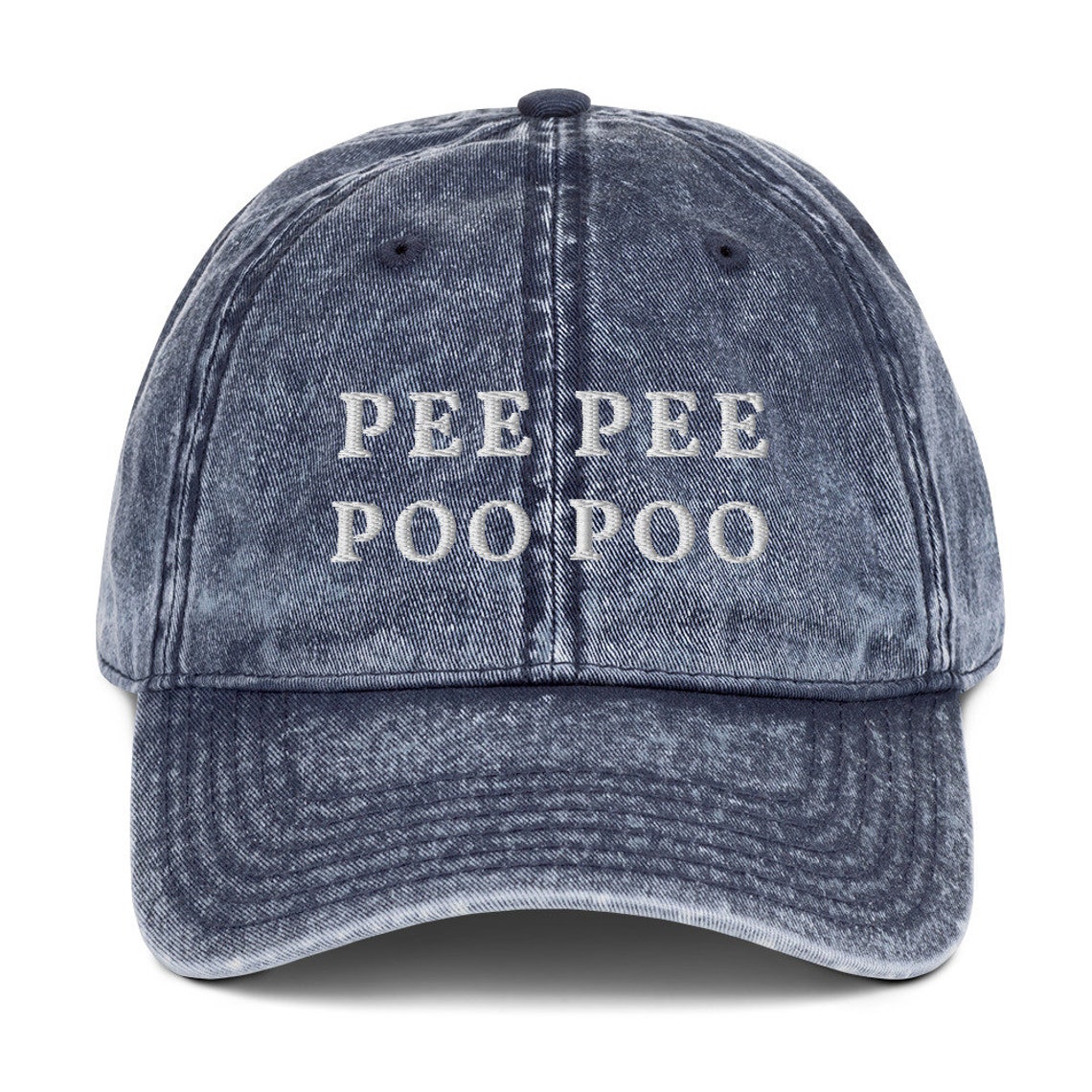 Pee Pee Poo Poo Hat Vintage Cotton Twill Cap | Etsy