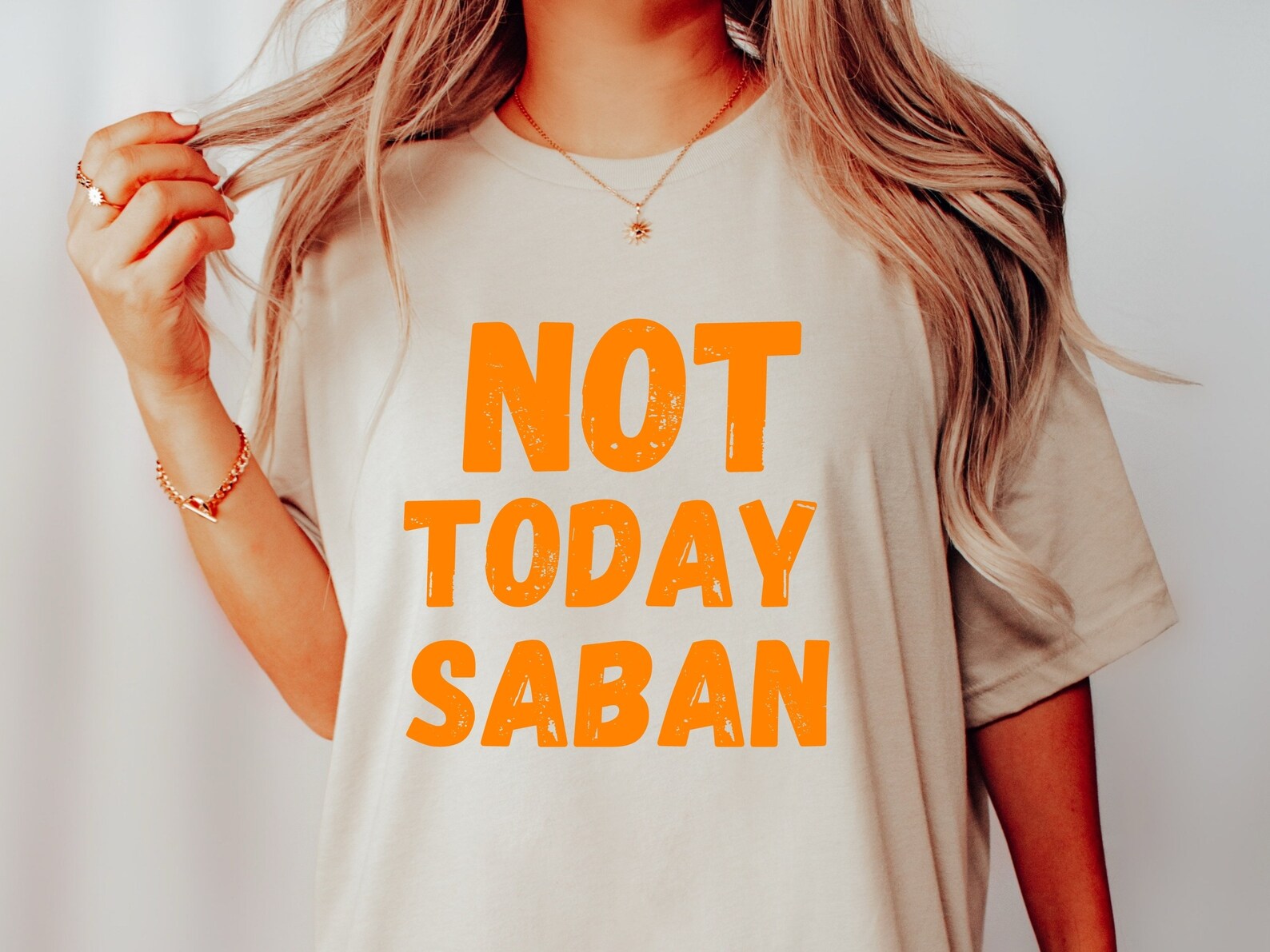 Not Today Saban Shirt Funny Football Shirt Football Game Day - Etsy