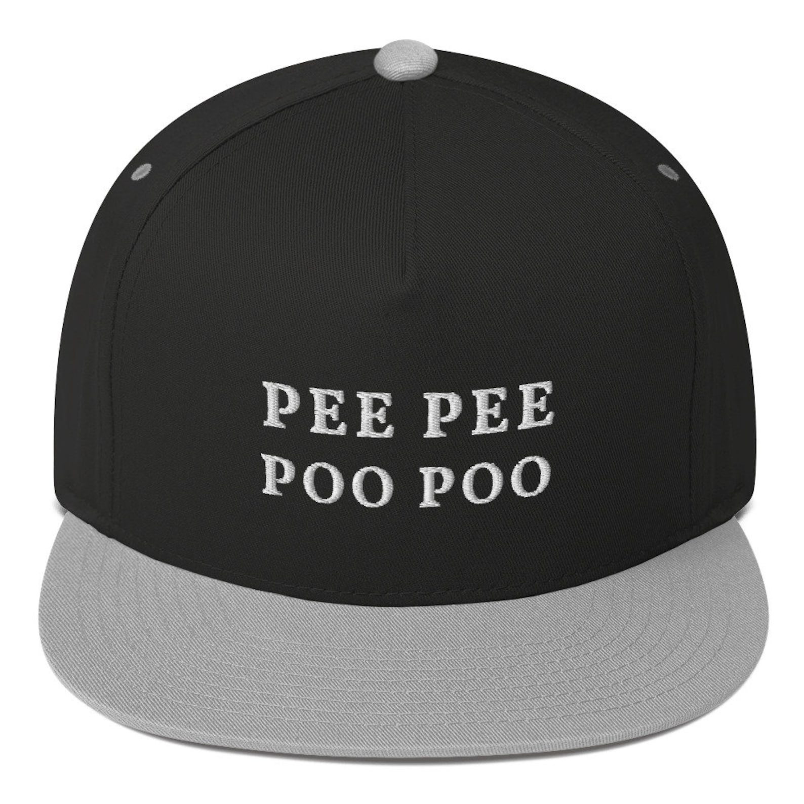 PEE PEE POO Poo Hat, Peepee Poopoo Flat Bill Cap - Etsy