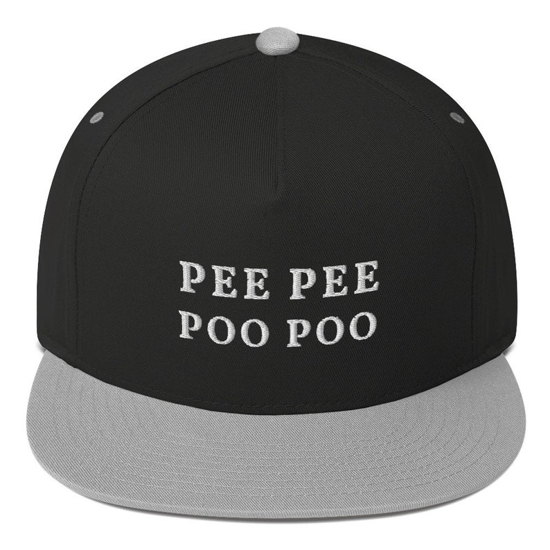 PEE PEE POO Poo Hat, Peepee Poopoo Flat Bill Cap - Etsy