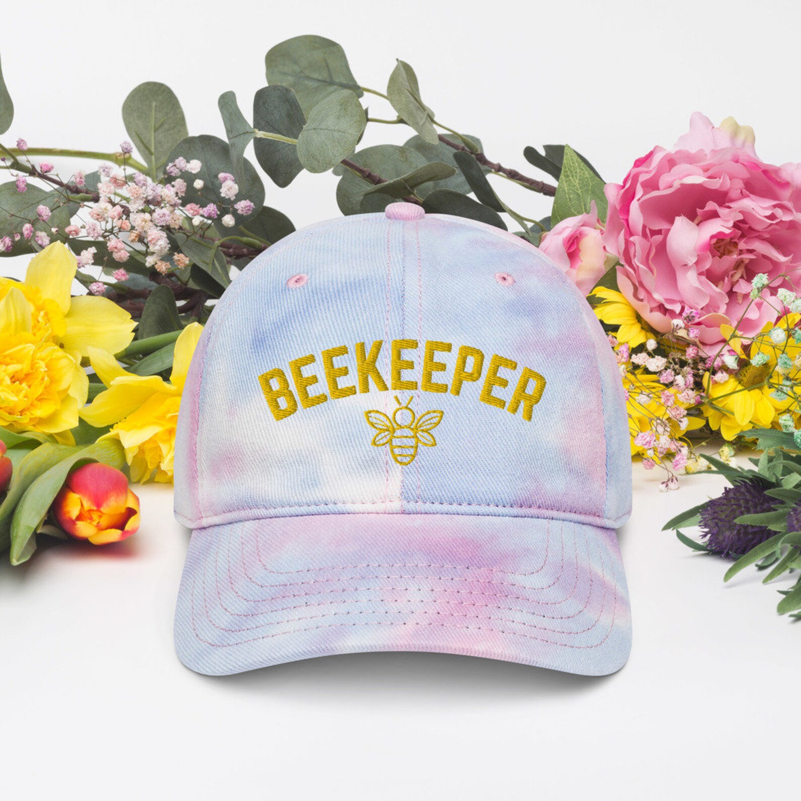 Beekeeper Tie Dye Hat Save the Bees Hat Beekeeping Baseball - Etsy