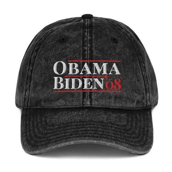 Obama Biden 08 Hat Barack Obama Vintage Cotton Twill Cap | Etsy
