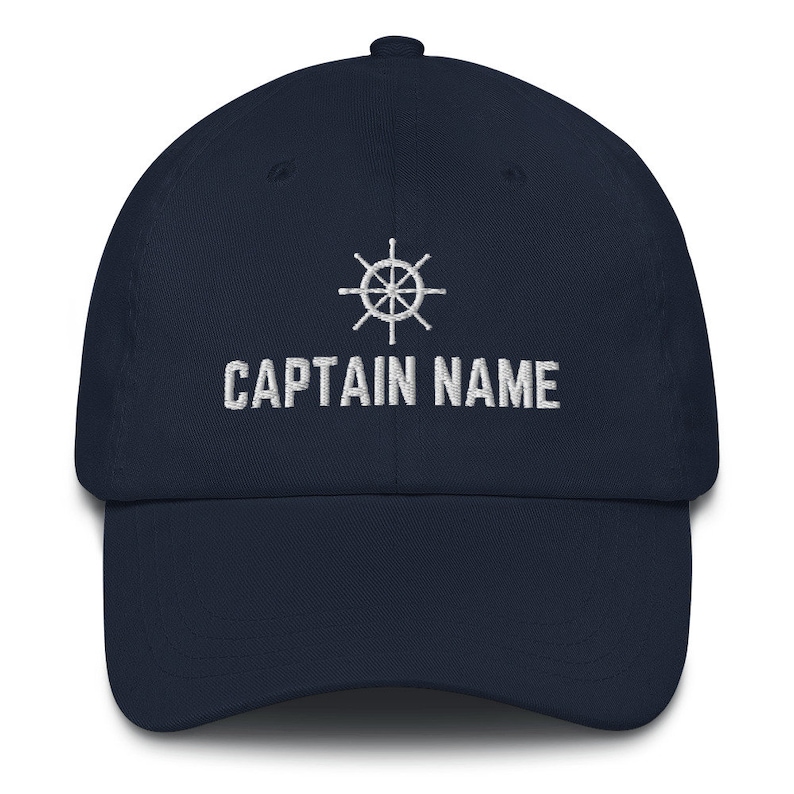 Personalized Captain Hat Custom Baseball Cap Nautical Dad - Etsy