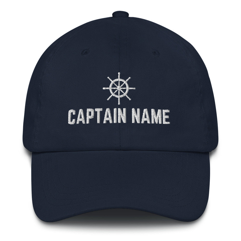 Personalized Captain Hat Custom Baseball Cap Nautical Dad | Etsy