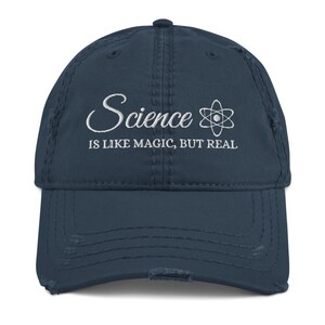 Science Hat, Science Teacher Distressed Dad Hat, Science Lover, Science ...