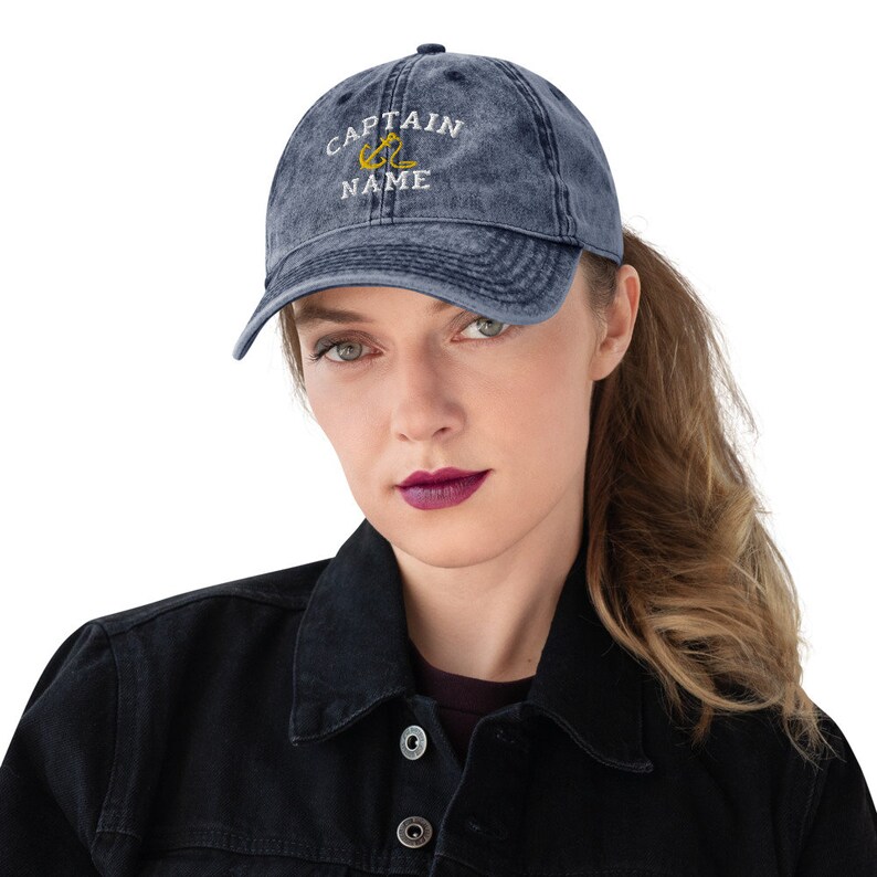 Personalized Captain Hat Custom Captain Hat Nautical - Etsy