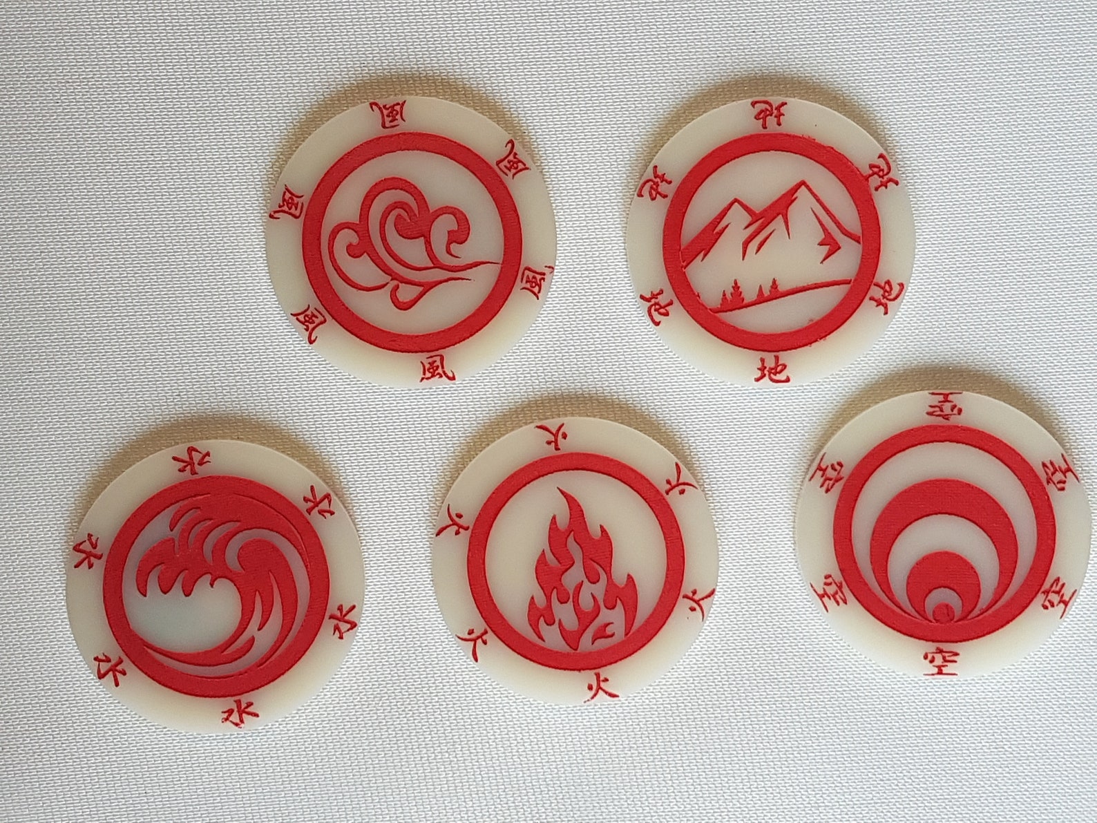 Elemental Rings for Legend of the Five Rings LCG | Etsy