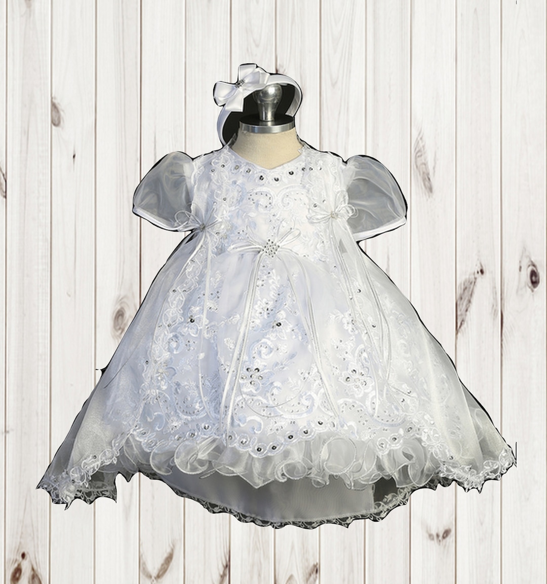 Virgen De Guadalupe Baptism Dress Christening Gown Baby Girl - Etsy