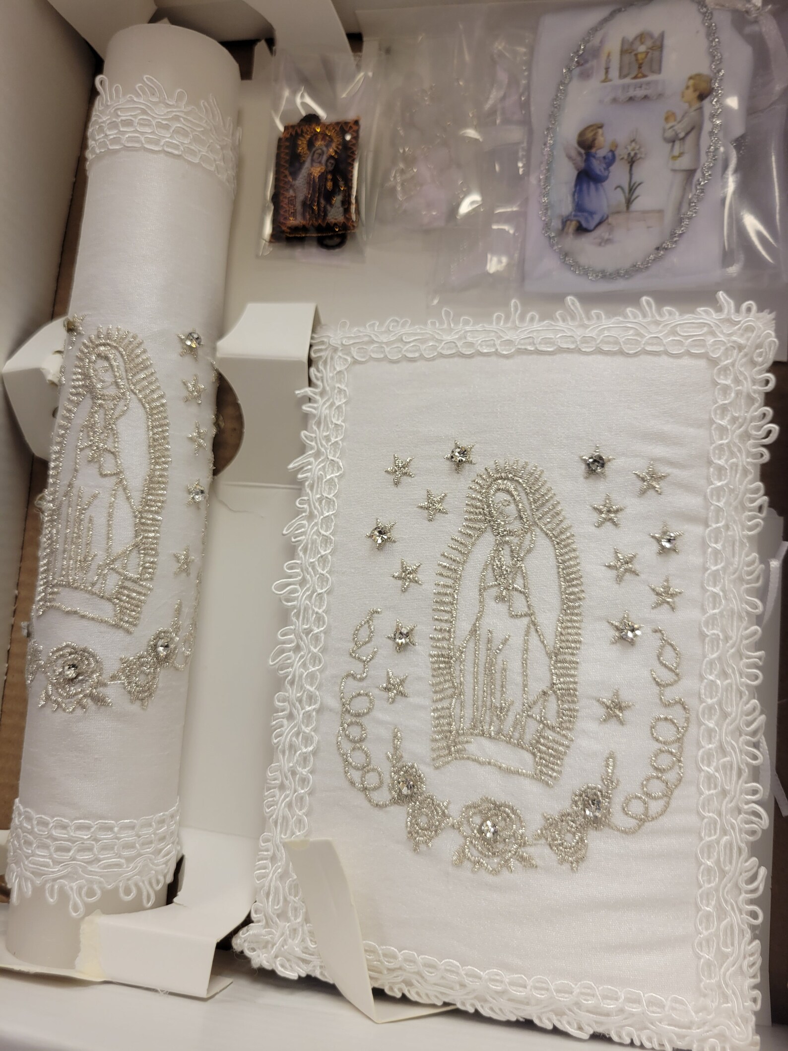 First Communion Candle Set, Candle Set, Communion Candle Set, Vela De ...