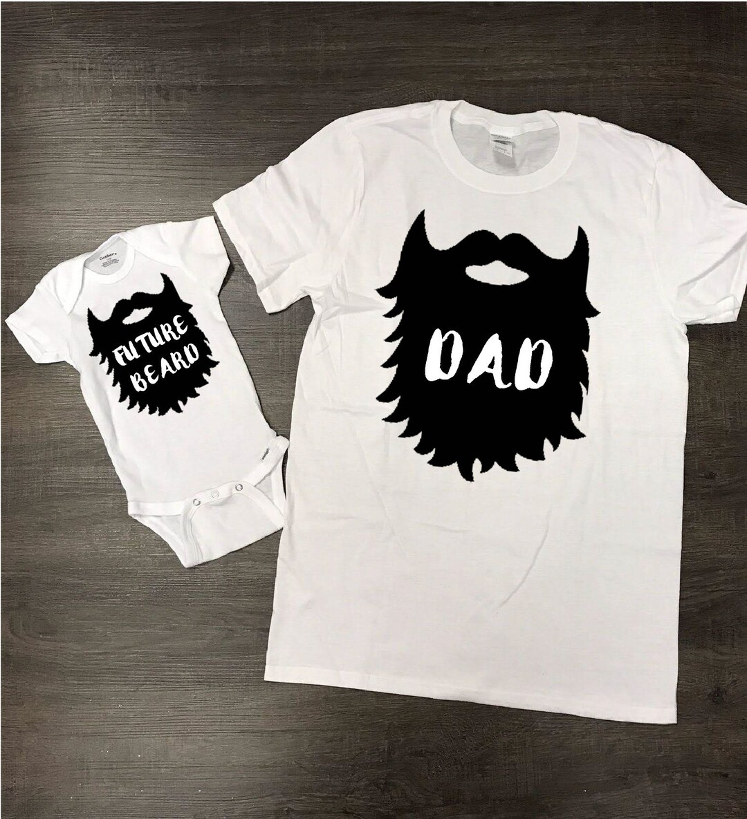 Dad Beard and Future Beard Father and Son T-shirt and Onesie - Etsy