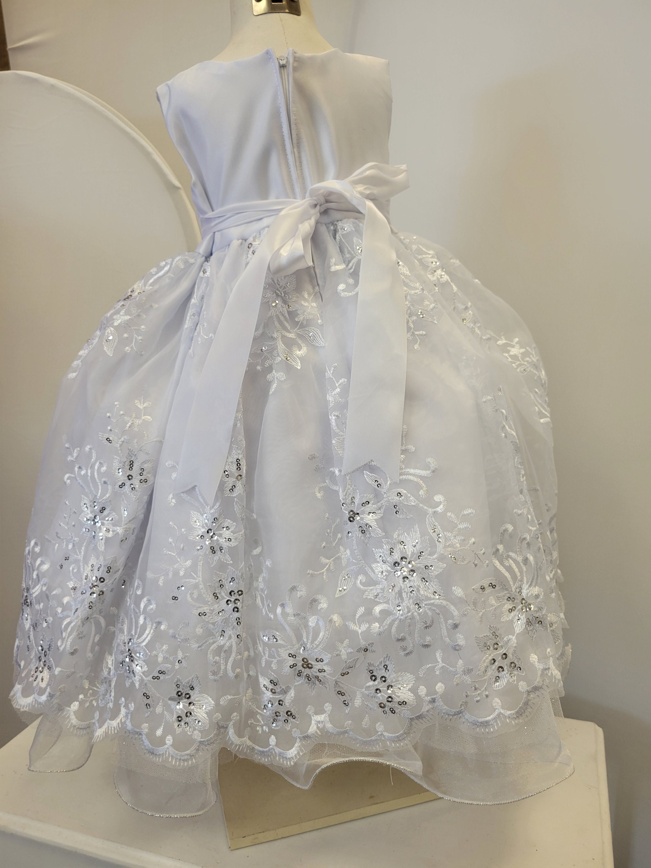 Virgen De Guadalupe Christening Gown: Baby Baptism Dress & Candle Set ...