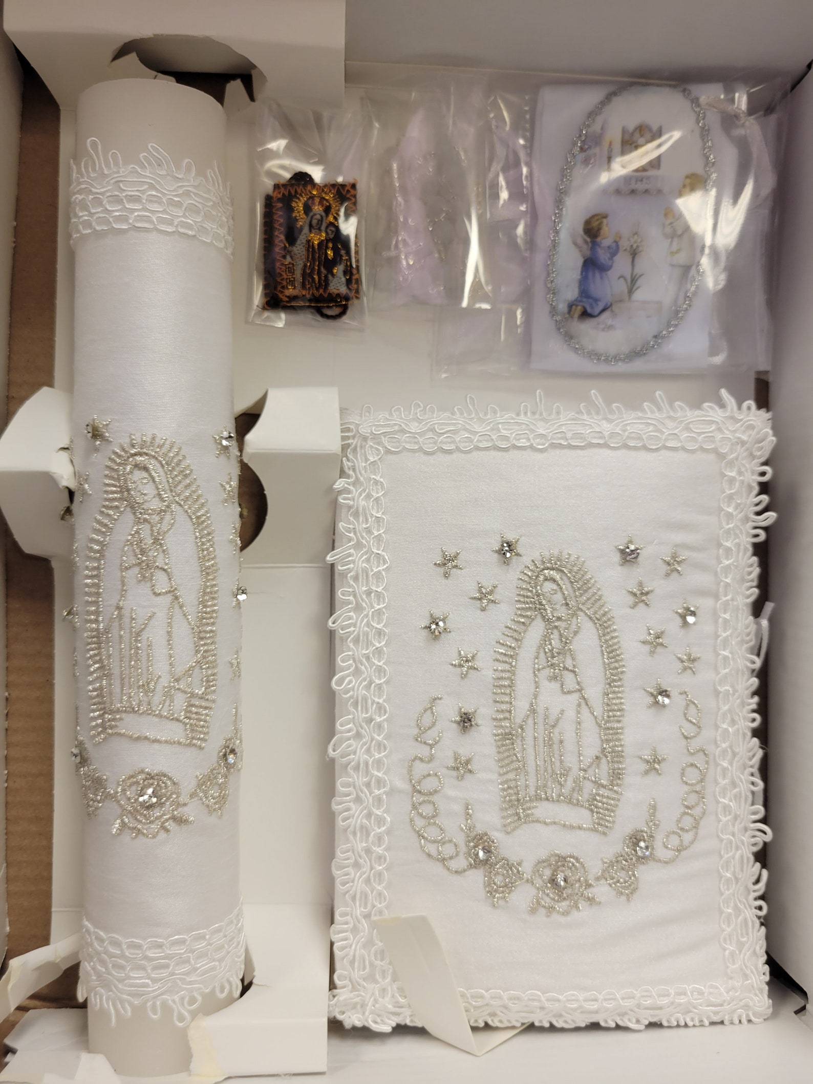 First Communion Candle Set, Candle Set, Communion Candle Set, Vela De ...