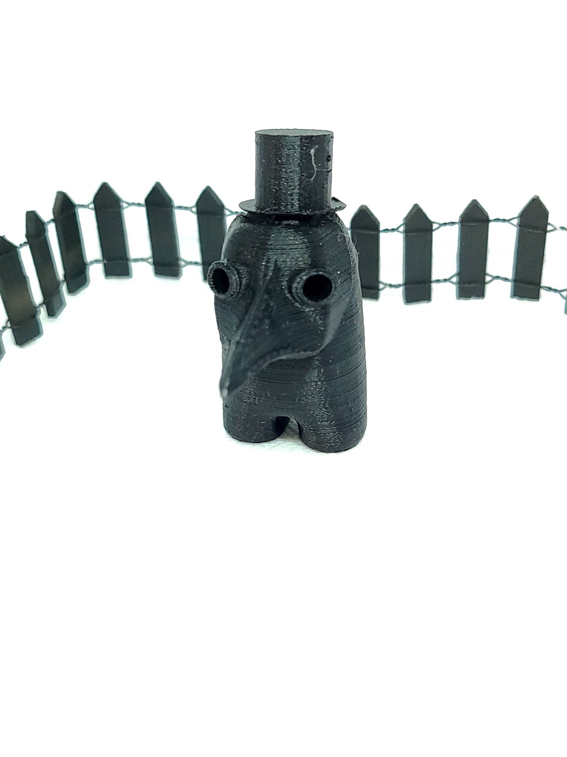 Among Us Crewmate Plague Doctor Mask And Top Hat 3d Printed Etsy