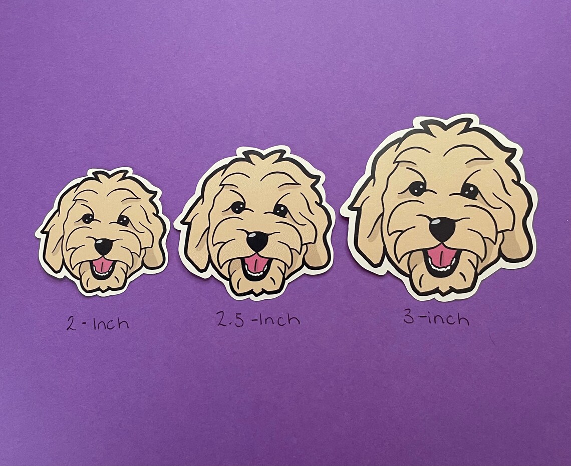 Vinyl Cockapoo Cavapoo Cavachon Stickers | Etsy