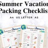 Printable Travel Packing Checklist, Ultimate Packing Checklist, Summer ...