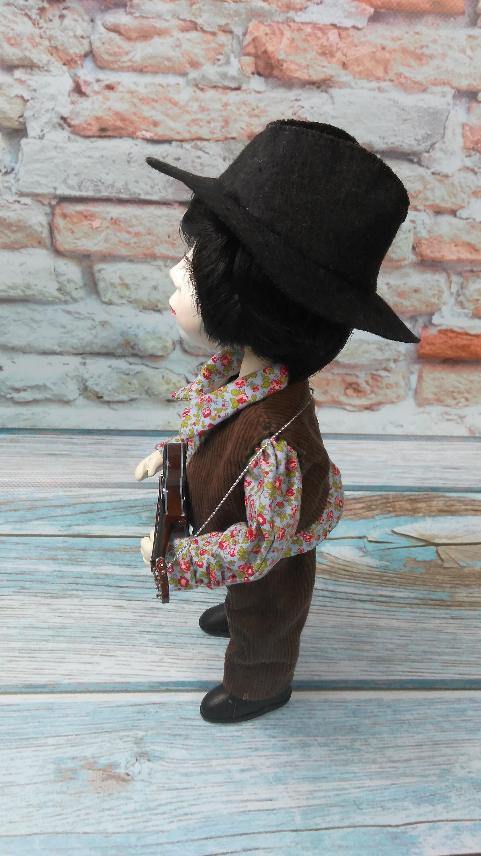 Interior Doll Little Gypsy Boy, Art Doll Collectible Doll Miniature ...