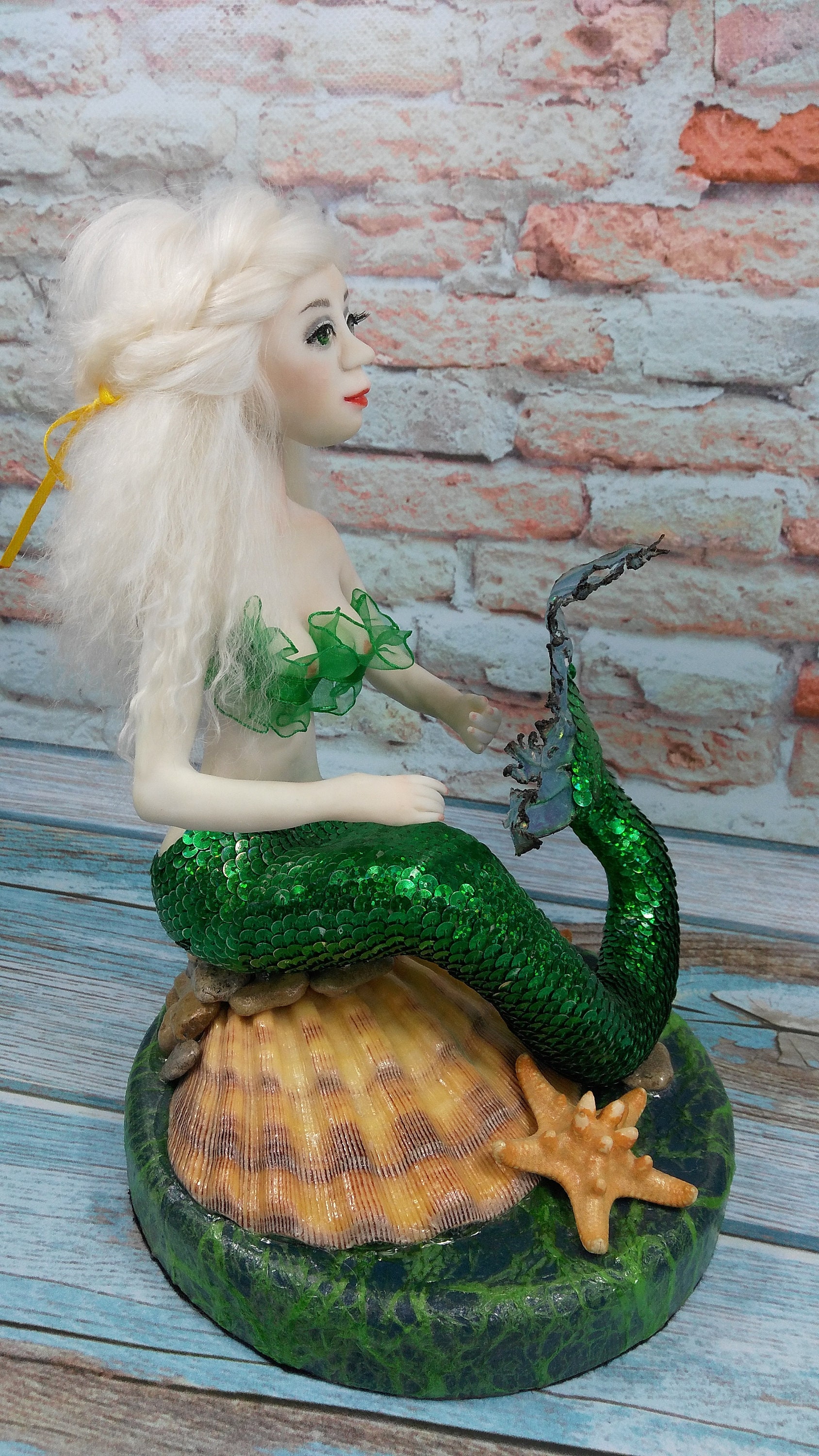 Mermaid Art Dolls, Ooak Doll Collectible Doll Artist Doll Handmade Doll ...