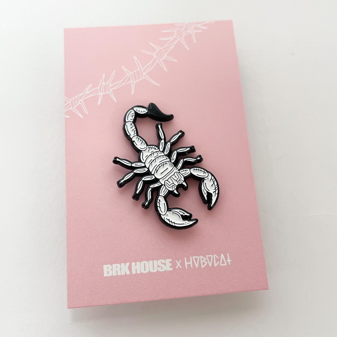 Scorpion Enamel Pin X Hobocat - Etsy