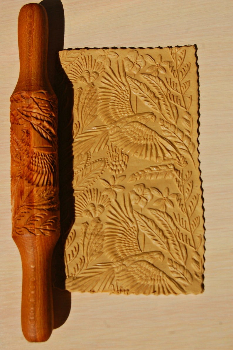 Rolling pin embossing rolling pin wood engraving roller | Etsy