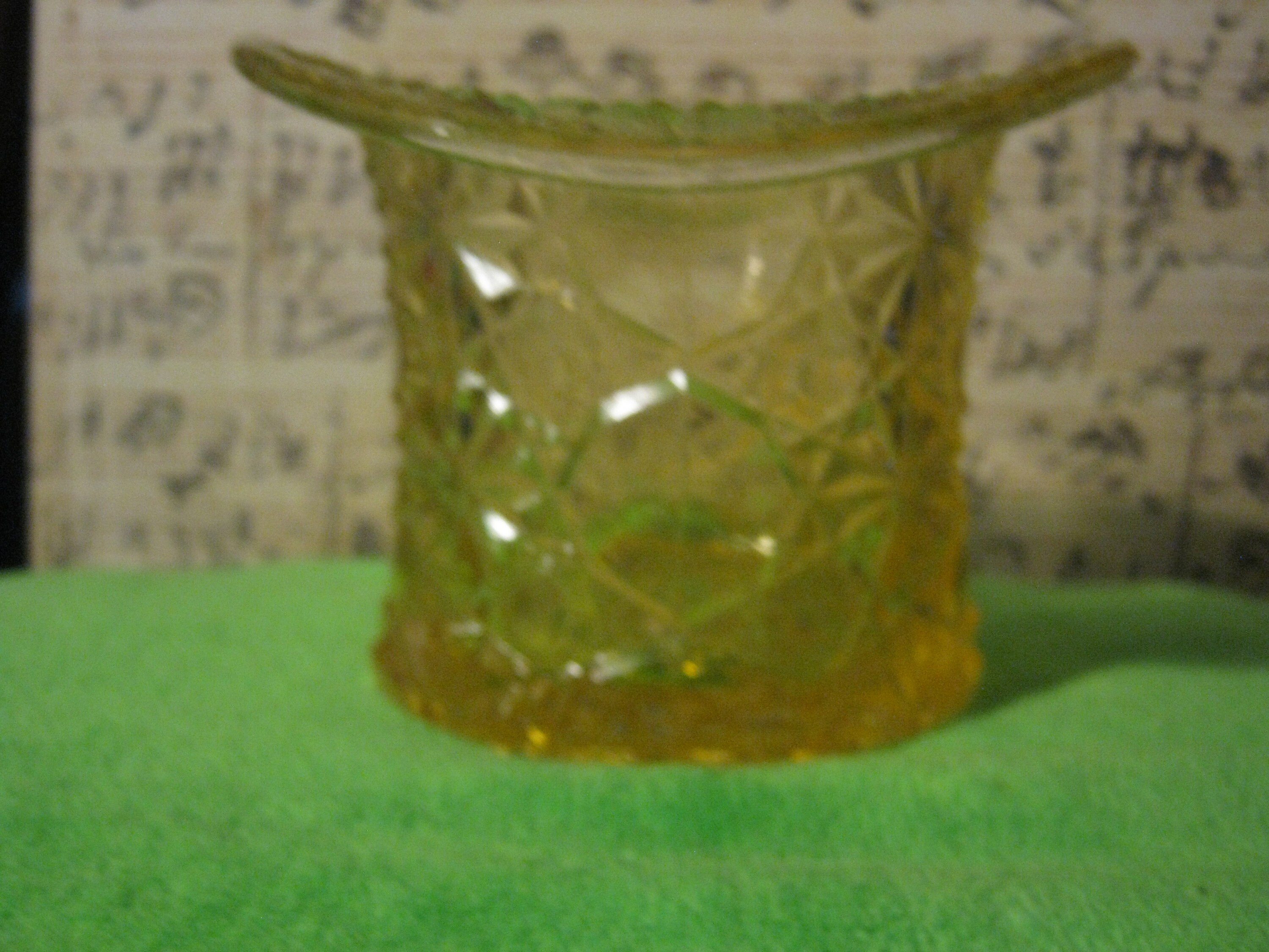 Vintage Glass Top Hat Etsy