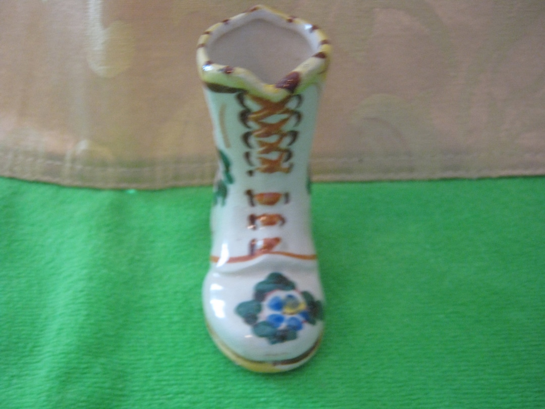 Vintage Ceramic Boot Made in Japan - Etsy