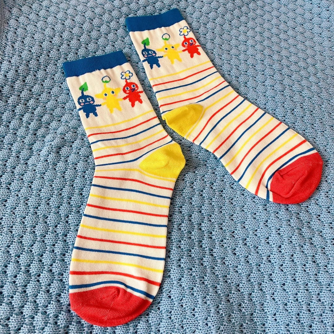 Pikmin Socks - Etsy