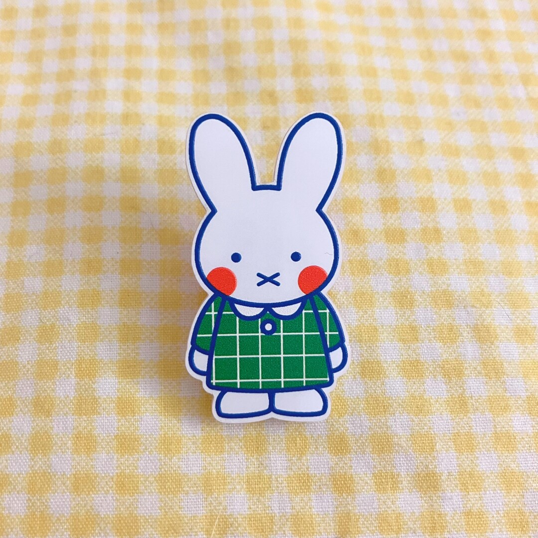 Miffy Acrylic Pin - Etsy