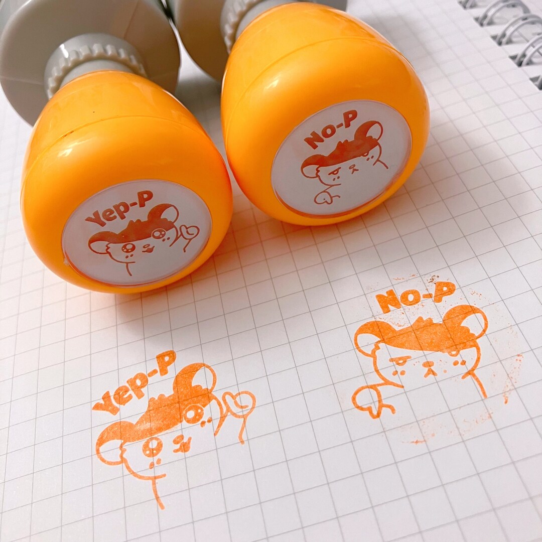 Hamtaro Ham Chat Pre Inked Stamps - Etsy