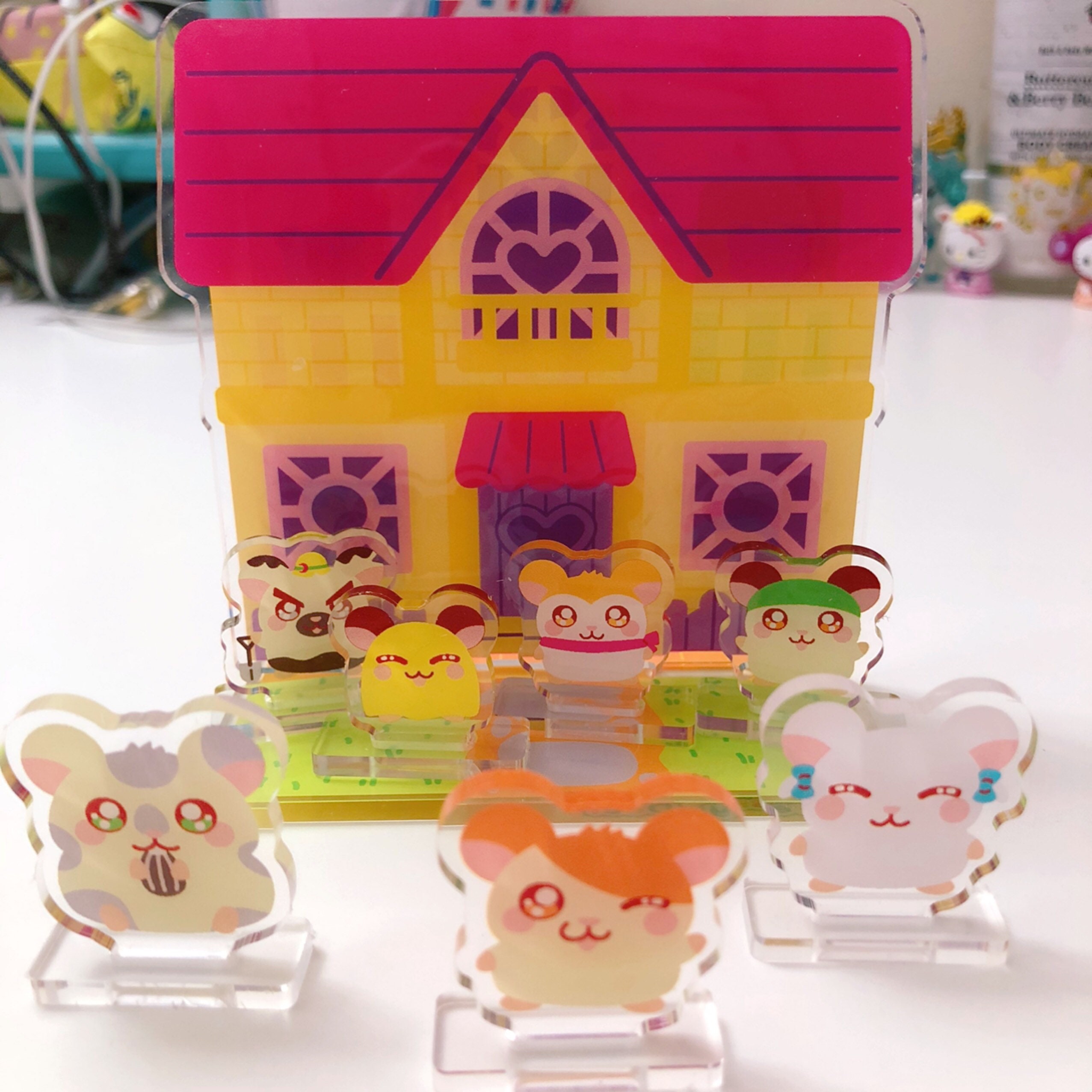 Hamtaro Hamham Clubhouse Standee Set - Etsy UK