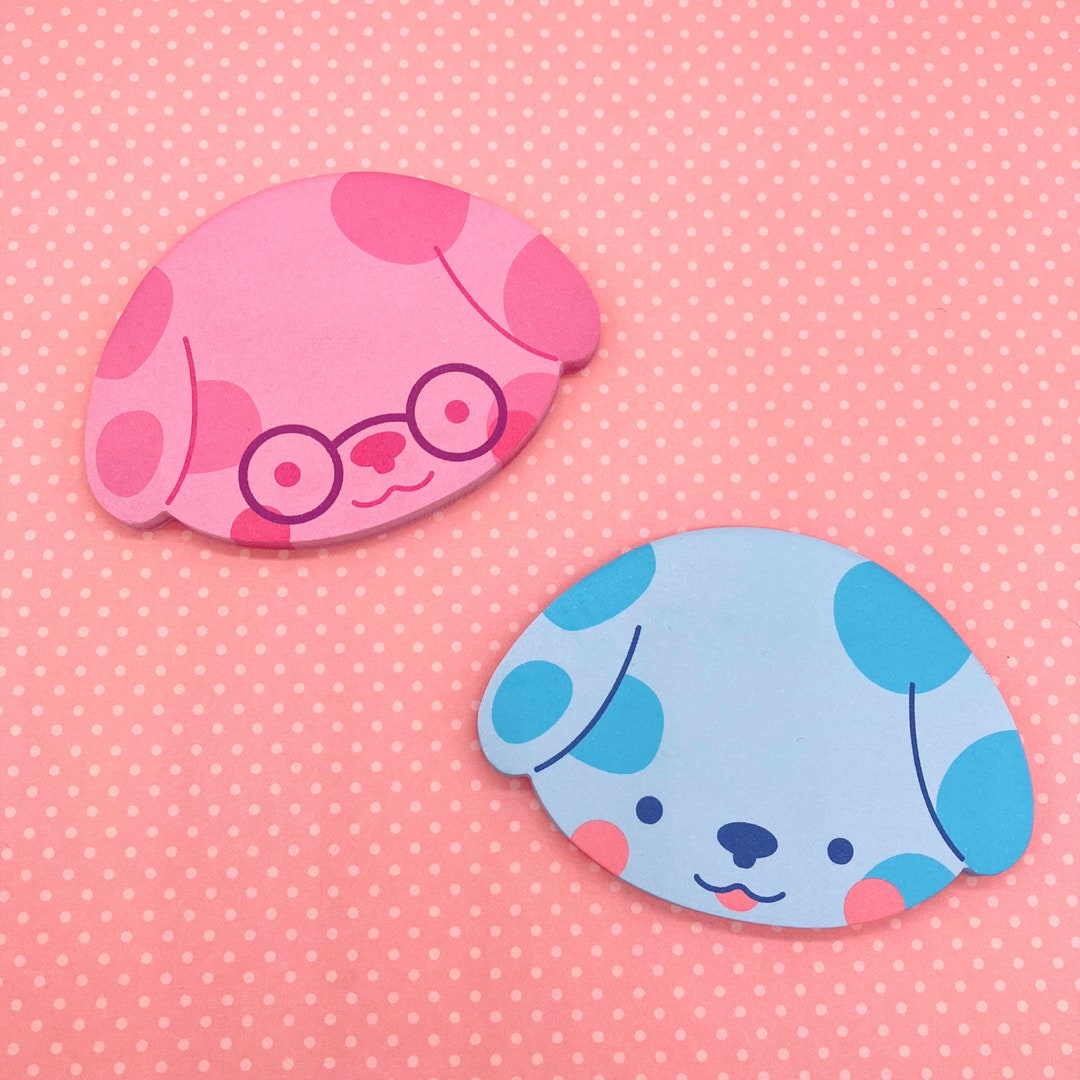 Blues Clues Blue and Magenta Sticky Notes - Etsy