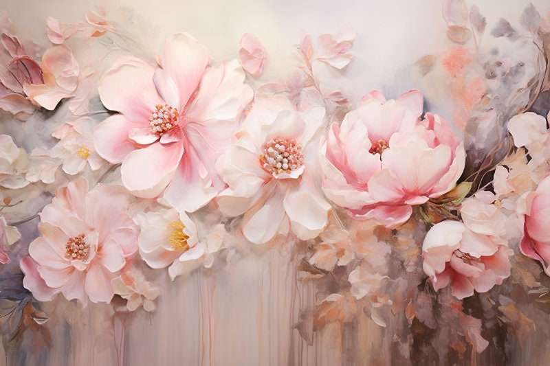 Enchanted Rose Garden Digital Backdrop for Custom Printing - Etsy